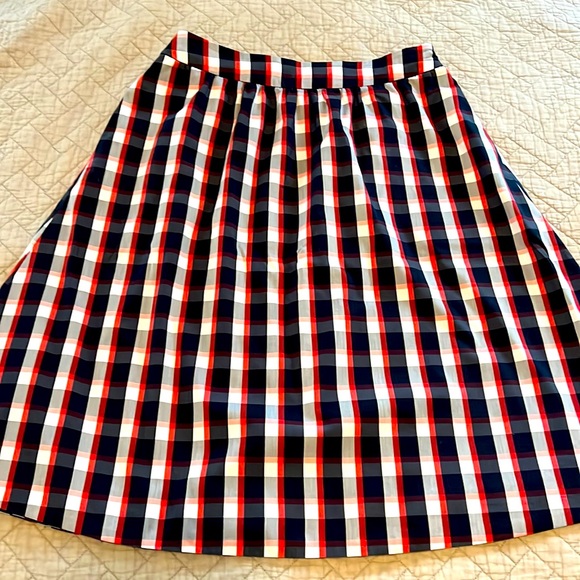 1901 | Skirts | 91 Brand Red White Blue Aline Skirt | Poshmark
